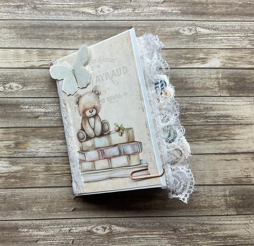 Adorable Mini Journal, Mini Journal, Handmade Journal, Small Journal ...