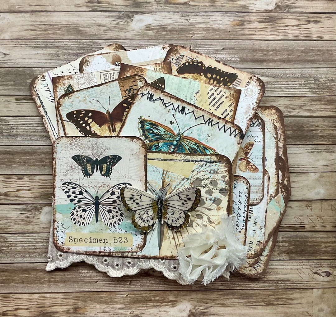 Floating Ephemera Pocket, Pocket Insert, Junk Journal Insert, Ephemera ...