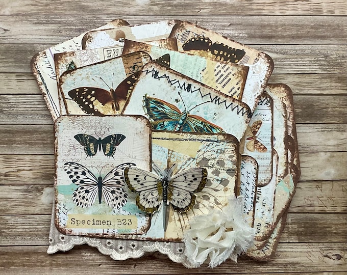 Floating Ephemera Pocket, Pocket Insert, Junk Journal Insert, Ephemera ...