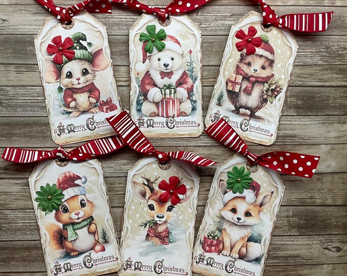 Handmade Tags, Junk Journal Tags, Happy Mail Tags, Gift Tags ...