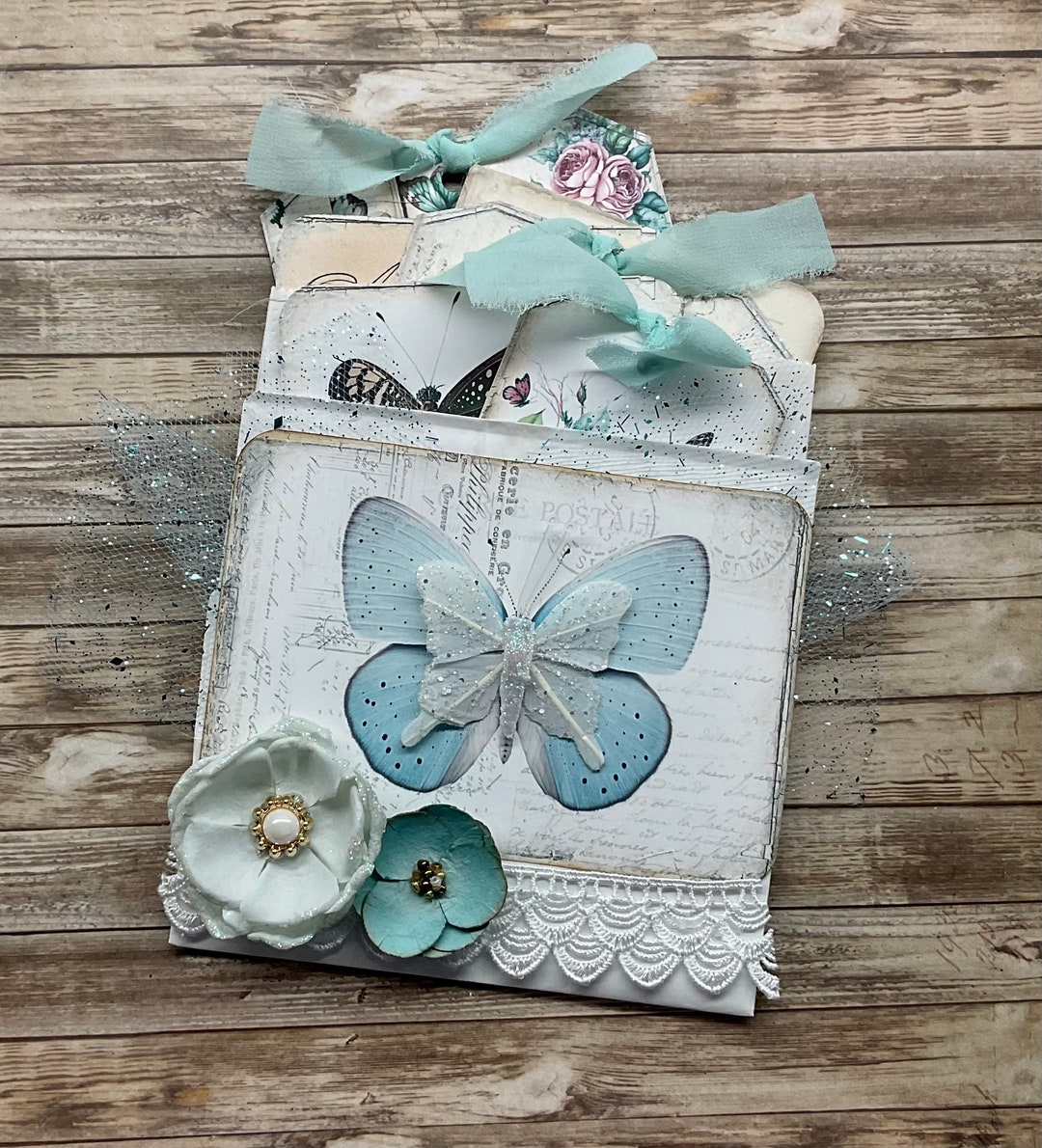 Ephemera Floating Pocket, Pocket Insert, Junk Journal Insert, Ephemera ...