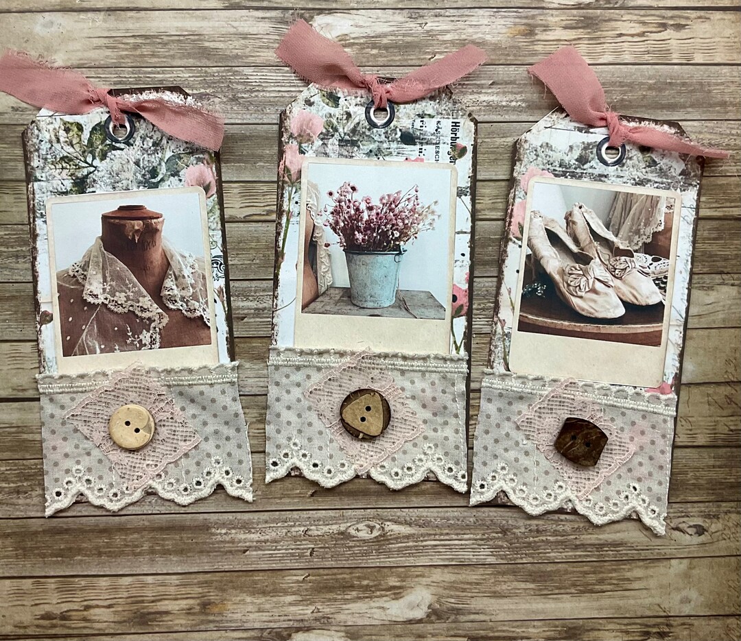 Handmade Tags, Junk Journal Tags, Happy Mail Tags, Gift Tags ...