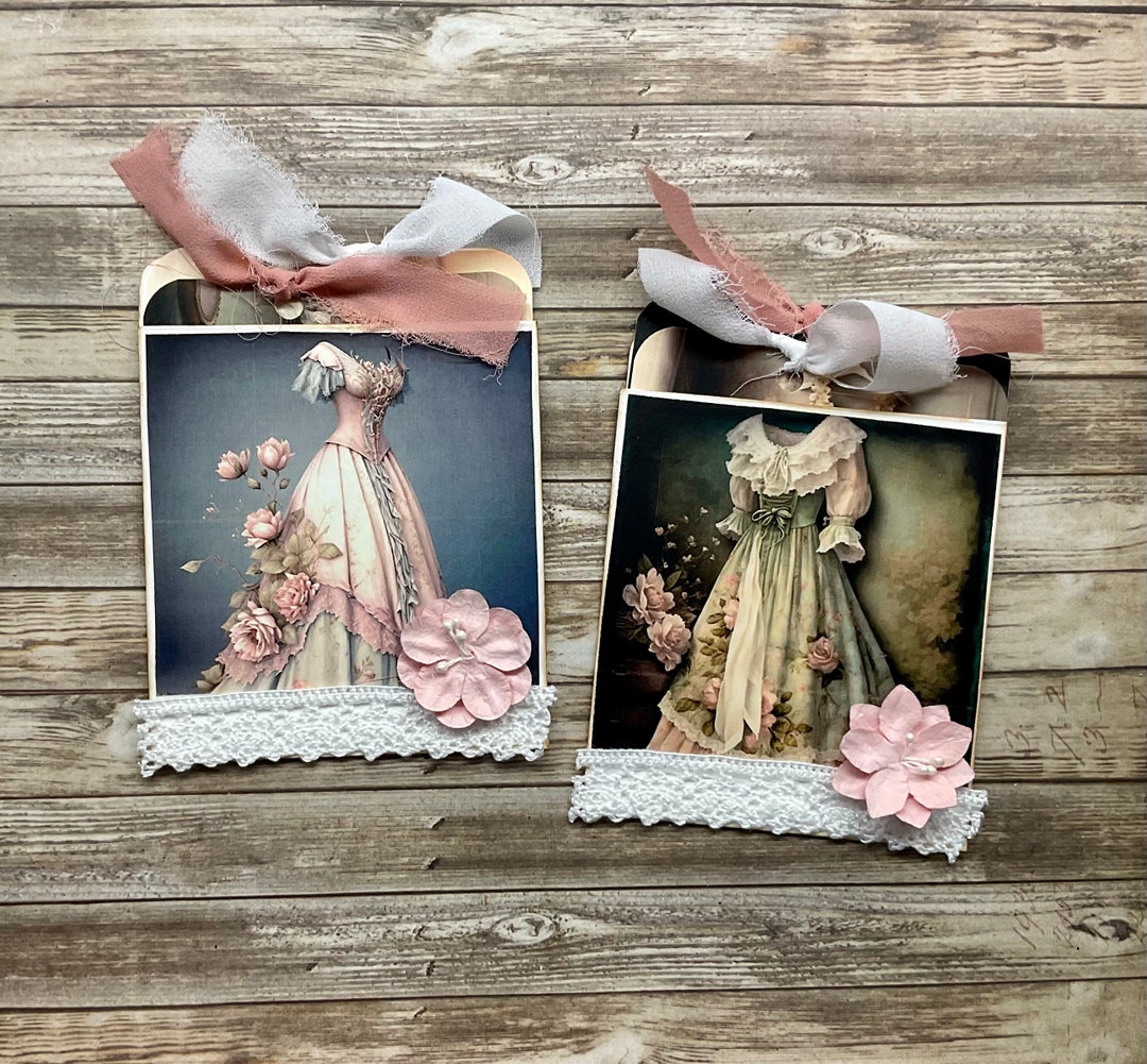 Ephemera Pocket Set for Journals, Junk Journal Pockets, Scrapbook ...