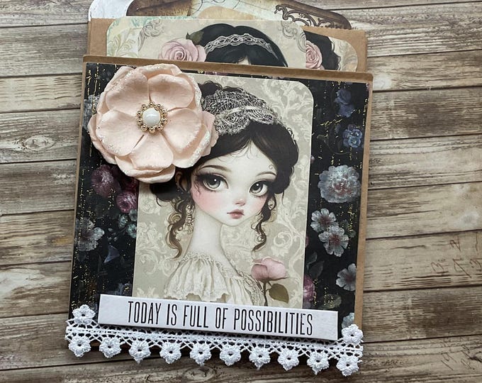 Floating Ephemera Pocket, Pocket Insert, Junk Journal Insert, Ephemera ...