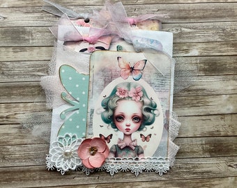 Floating Ephemera Pocket, Pocket Insert, Junk Journal Insert, Ephemera ...