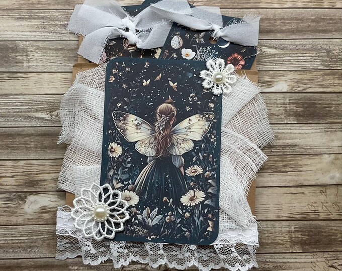 Floating Ephemera Pocket, Pocket Insert, Junk Journal Insert, Ephemera ...
