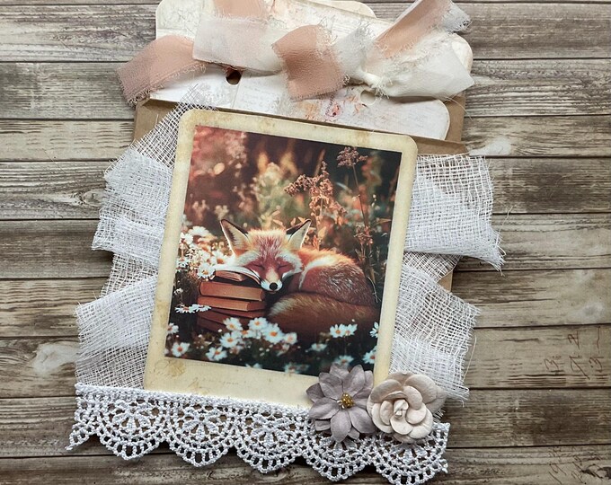 Floating Ephemera Pocket, Pocket Insert, Junk Journal Insert, Ephemera ...