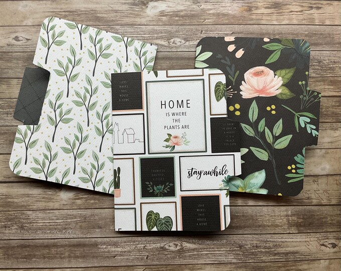 Ephemera File Folders Made Out of Cardstock Paper, Small Junk Journal ...