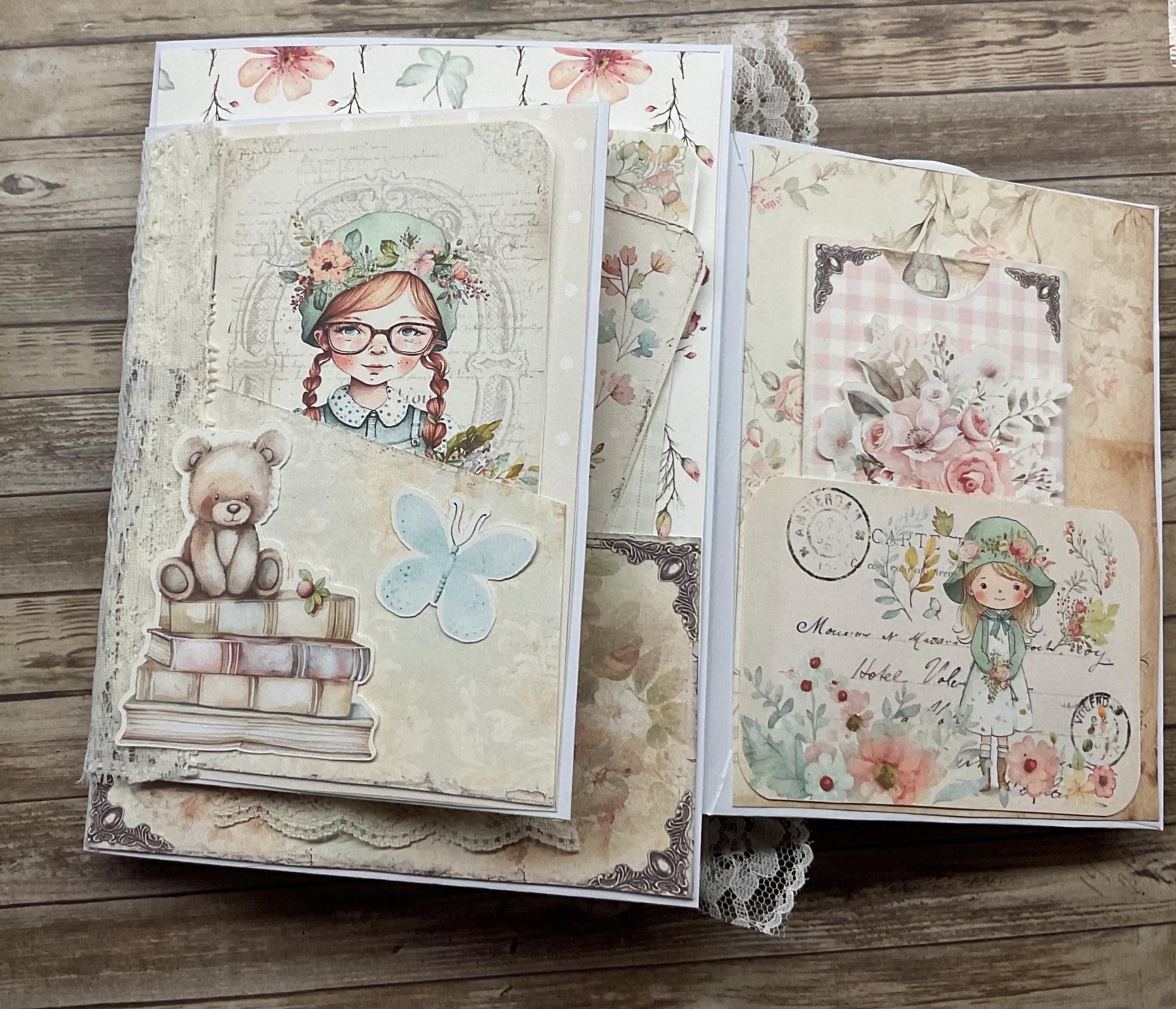 Soft Cover Journal, Handmade Journal, Flip Journal, Envelope Journal ...