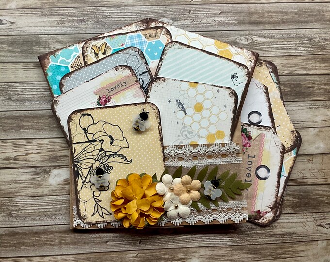 Floating Ephemera Pocket, Pocket Insert, Junk Journal Insert, Ephemera ...