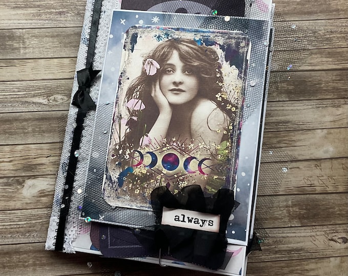 Layered Flip Journal, Handmade Journal, Envelope Journal, Junk Journal ...