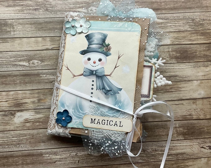 Small Soft Cover Journal, Pocket Journal, Small Junk Journal, Handmade ...