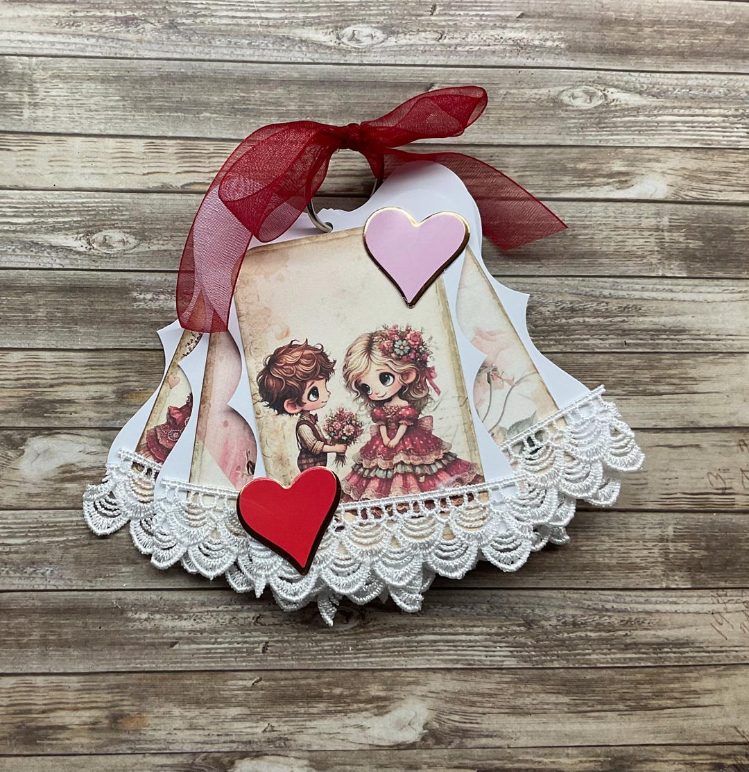 Handmade Ephemera Tags, Tag Ring, Small Tags, Journaling Tags, Happy ...