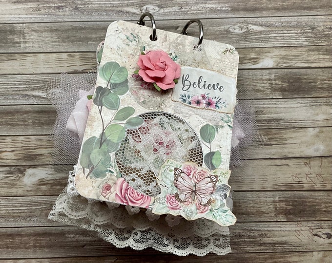 Flip Tag Book, Ephemera Tags, Handmade Tags, Tag Assortment, Small Flip ...