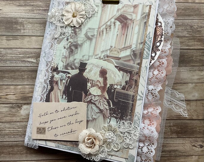 Layered Flip Journal, Handmade Journal, Envelope Journal, Junk Journal ...