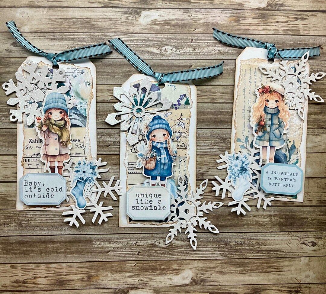 Handmade Tags, Junk Journal Tags, Happy Mail Tags, Gift Tags ...