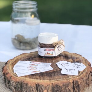Print at Home Custom Mini Nutella Jar Labels and Tags With Step-by-step ...