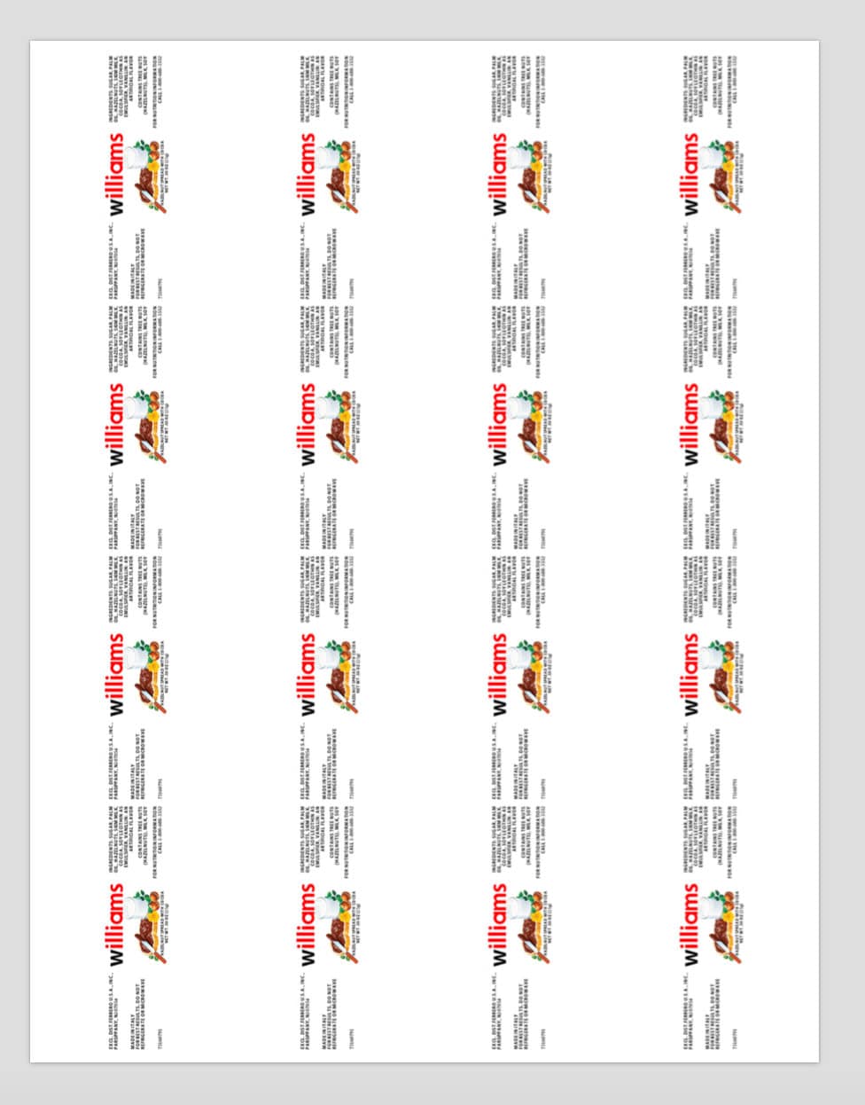 Print At Home Custom Mini Nutella Jar Labels and Tags With | Etsy