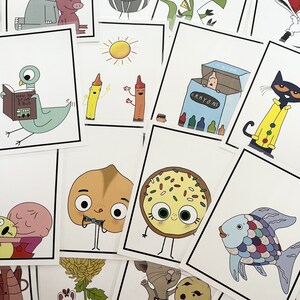 Digital Storybook Character Posters - Etsy