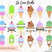 Ice cream bundle ice cream split monogram frame ice cream | Etsy