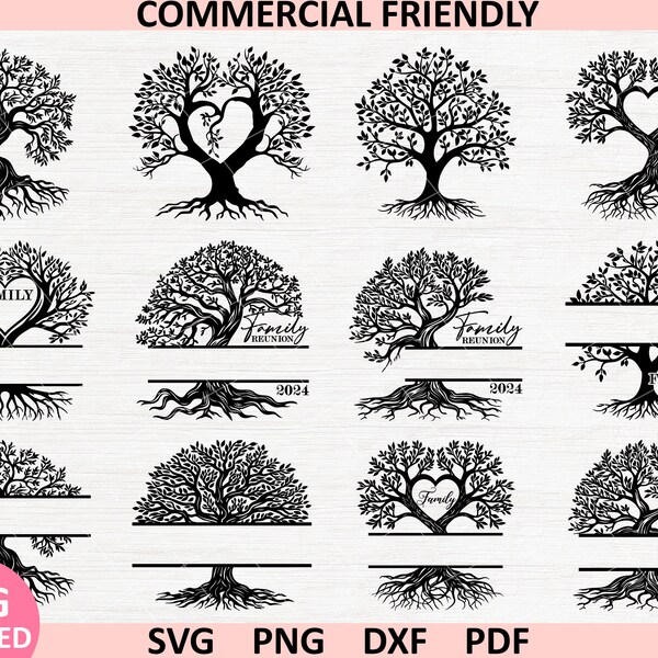 Tree Svg - Etsy