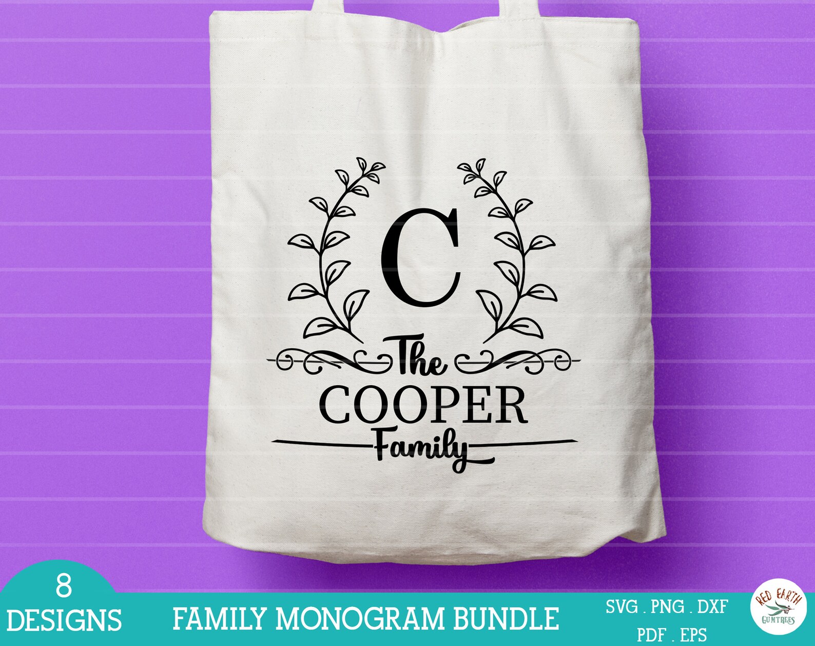 Family Monogram Frames Bundle,family Sign Making Decal,family Laurel ...