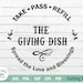 Giving Plate Bundle, Sharing Plate Bundle, Giving Dish Svg Bundle ...
