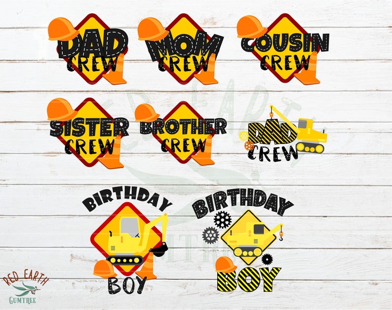 Huge Construction Birthday Bundle Svg Under Construction - Etsy