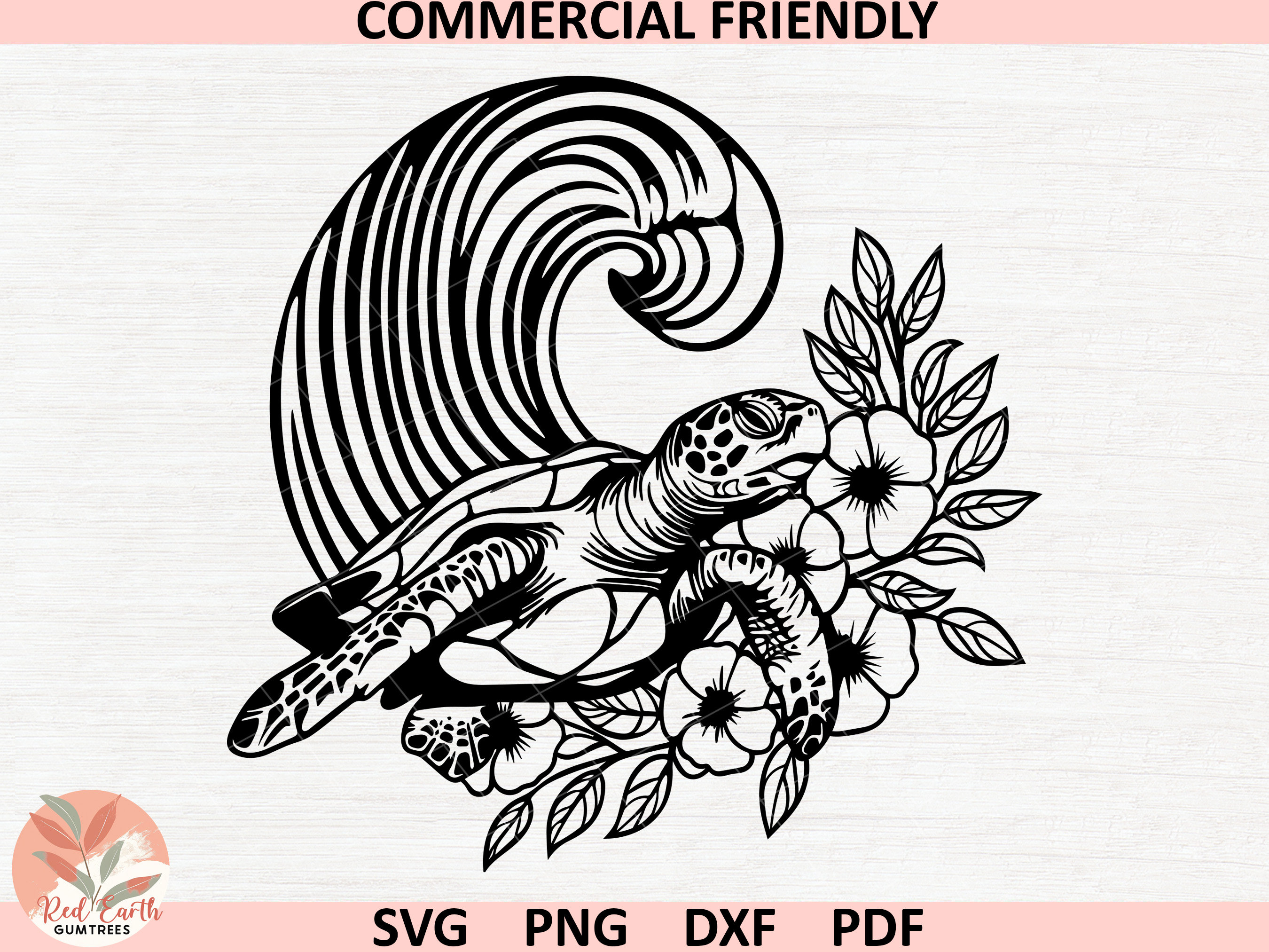 Turtle Bundle Svg, Floral Turtle Svg, Sea Turtle Svg, Flower Turtle Svg ...
