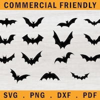 Bat Svg - Etsy