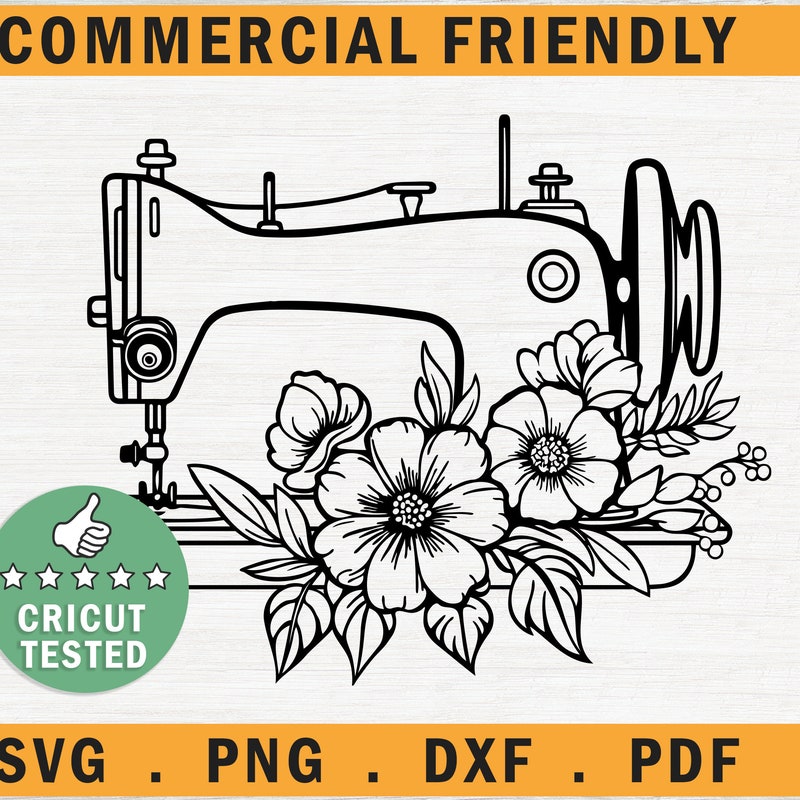 Sewing Machine Svg - Etsy