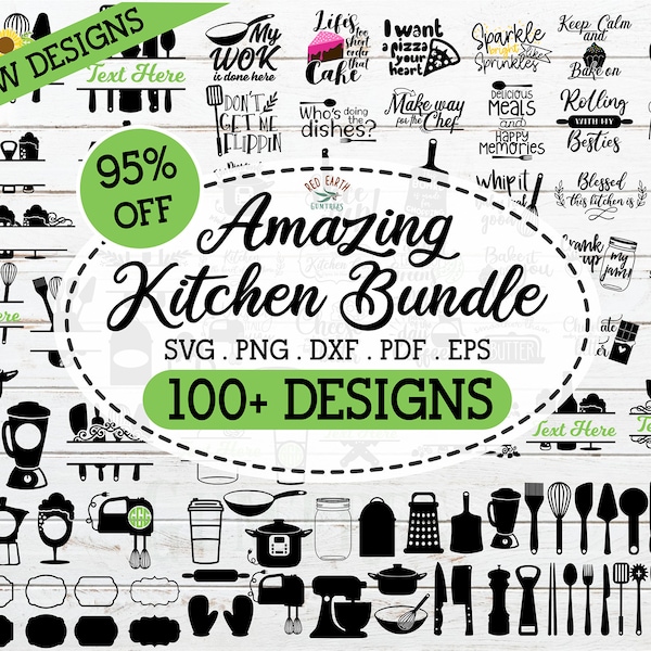 Kitchen Svg Bundle - Etsy