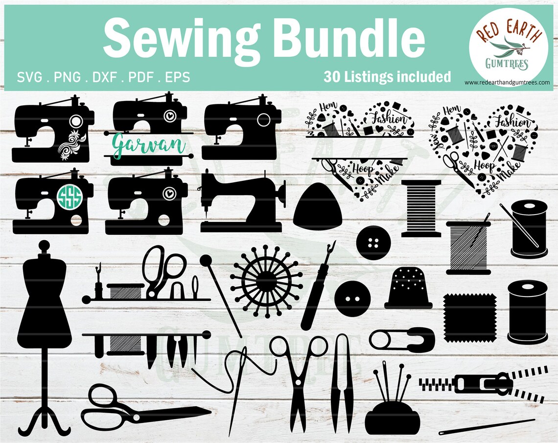 Sewing Bundle Svg Sewing Machine Bundle Seamstress Sewing - Etsy Australia
