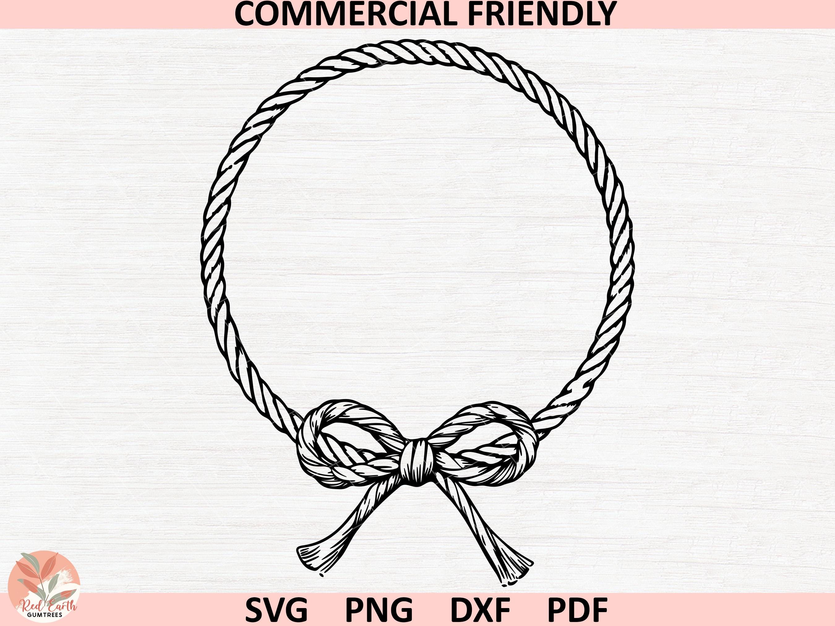 Trendy Coquette Frame Svg,cowgirl Rope Coquette Frame Svg Png,hand ...