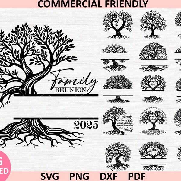 Family Tree Svg - Etsy