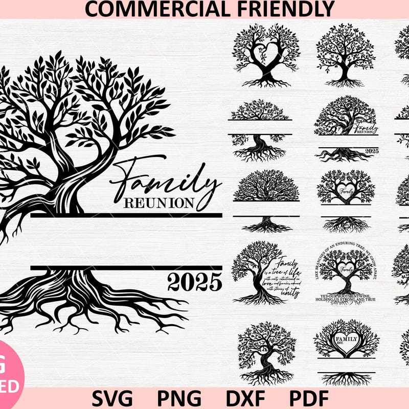 Family Tree Svg - Etsy