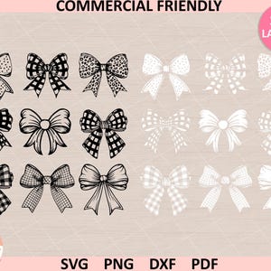 Pattern Coquette Bow Bundle Svg,checkered Coquette Bow Svg,retro ...