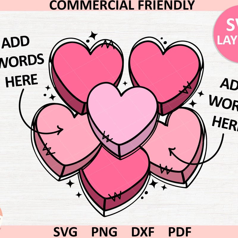 Conversation Hearts - Etsy