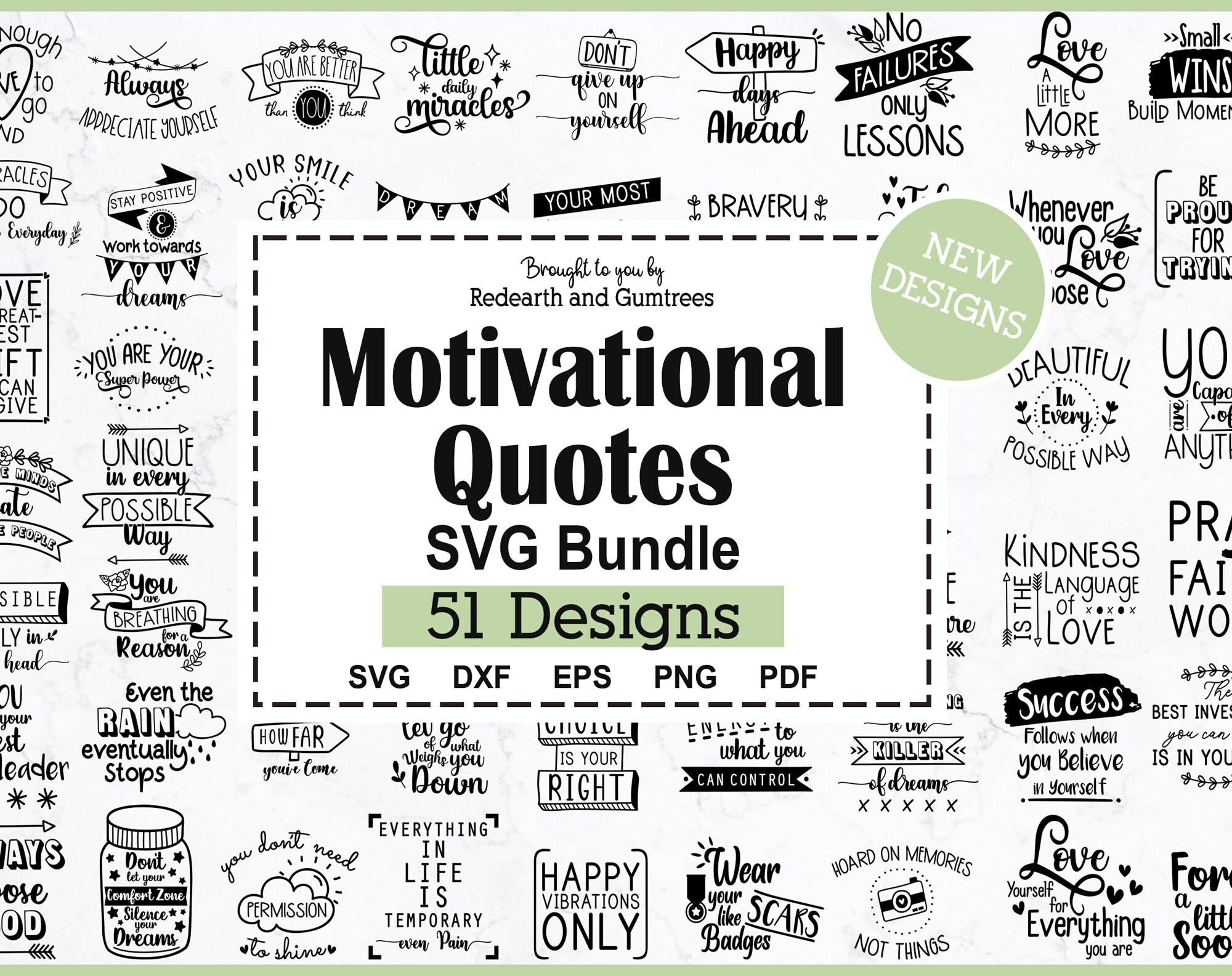 Ultimate Quotes SVG Bundle,t Shirt Designs SVG, Laser File, Sublimation ...