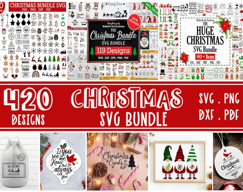 Huge Christmas and Holiday SVG Bundle, Christmas Arabesque Svg ...