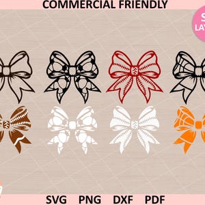 Retro Sport Ball Coquette Bow Svg, Fall Coquette Bow SVG, Fall Football ...