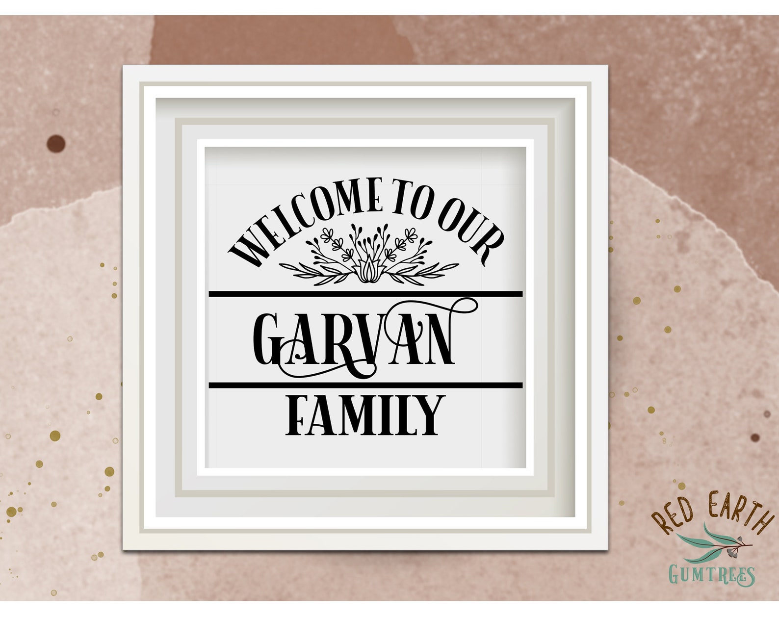 Family Monogram Frames Bundle Svgfamily Sign Making Frames | Etsy