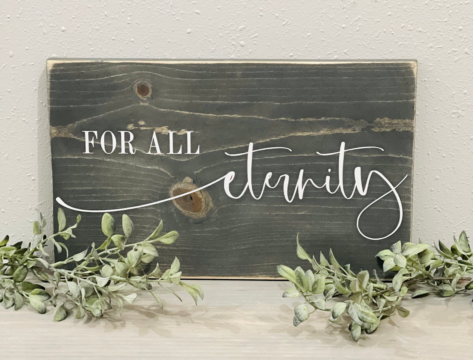 For All Eternity Sign - Etsy