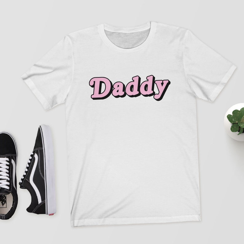 Daddy T-Shirt Baby Pink Yes Daddy Tee | Etsy