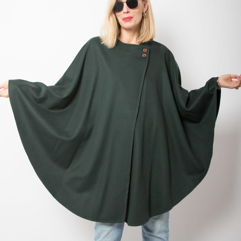 Green Cape - Etsy