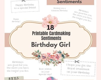 Printable Digital Sympathy Cardmaking Sentiments, Greeting, Sayings ...