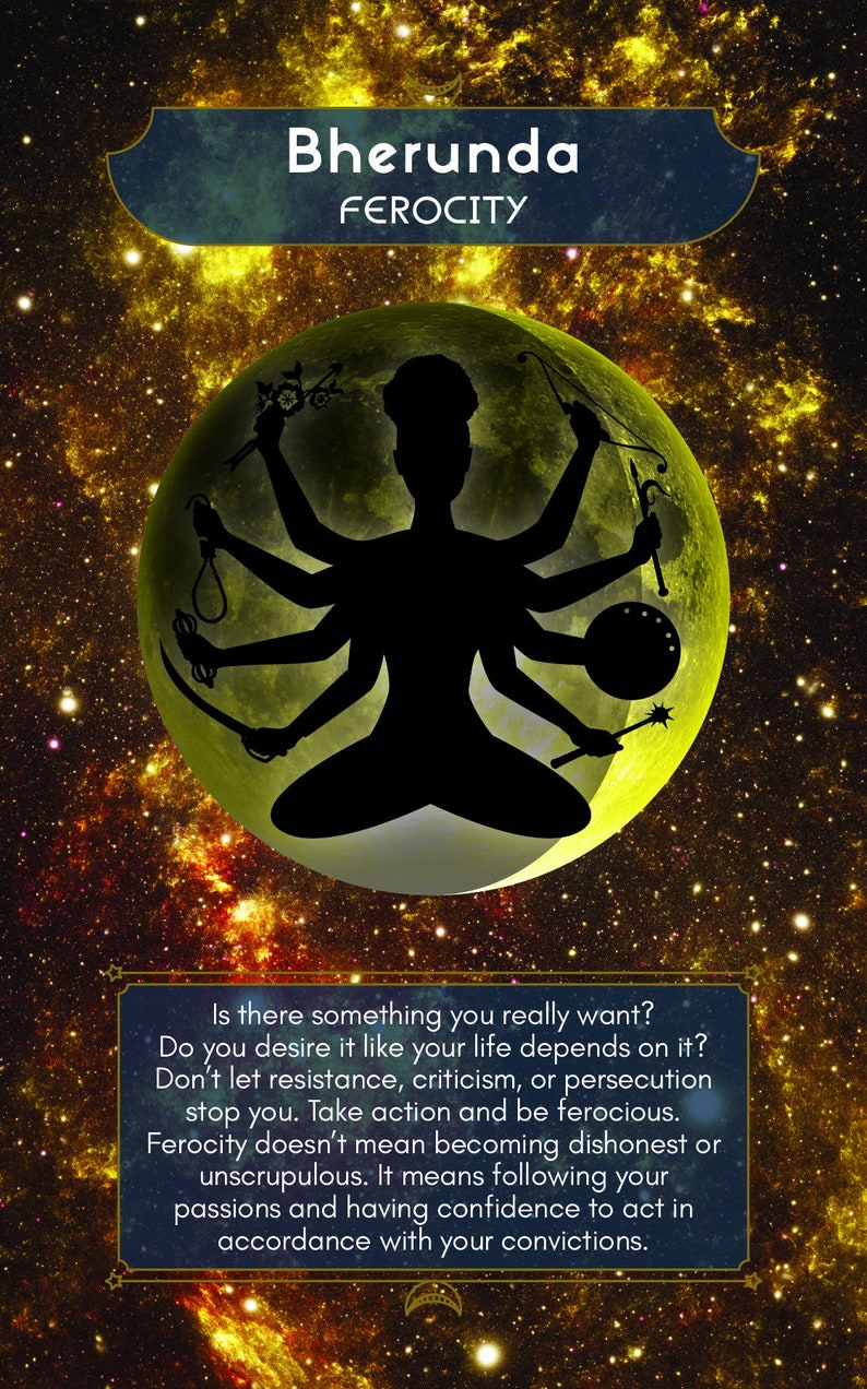 Nitya Shakti: Moon Goddess Oracle Deck With Yantras - Etsy