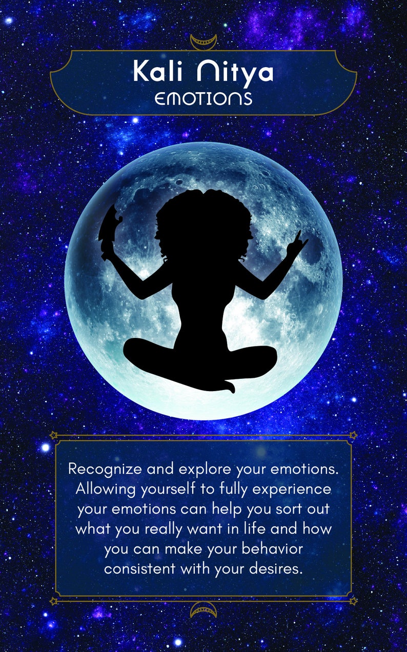 Nitya Shakti: Moon Goddess Oracle Deck With Yantras - Etsy