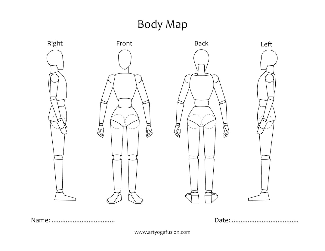 Gender Neutral Body Map - Etsy