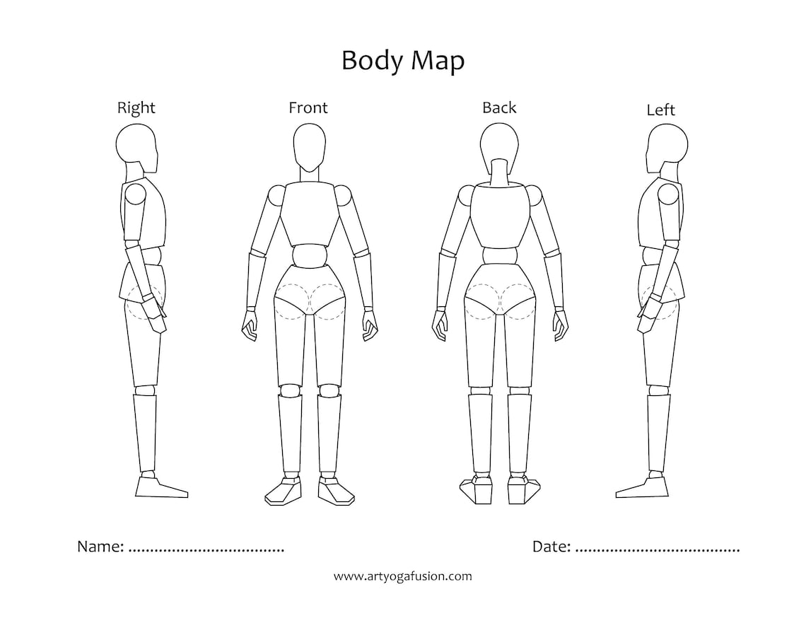 Gender Neutral Body Map - Etsy